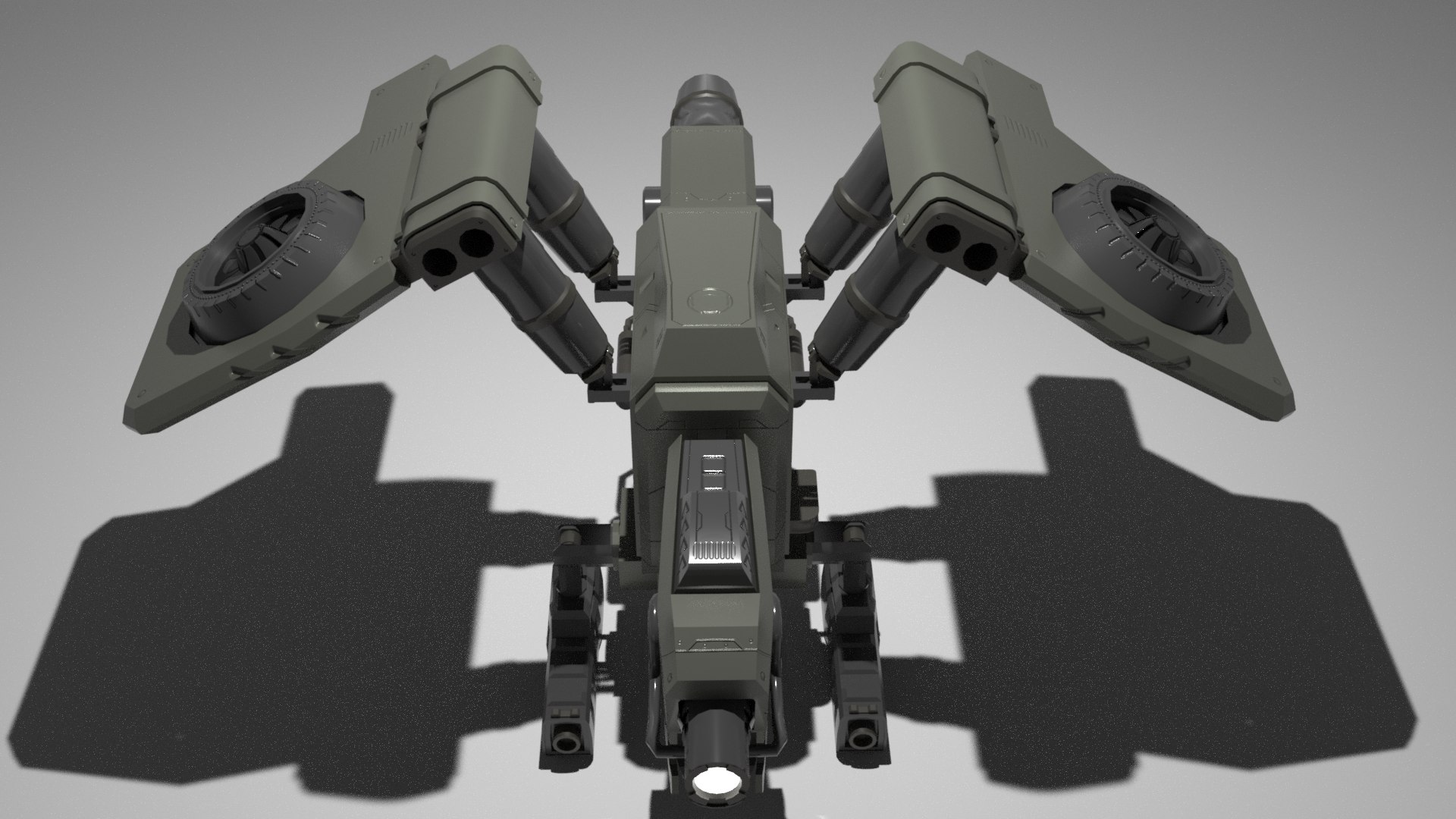 3D Sci-fi Drone Dragonfly DF01 - TurboSquid 1981698