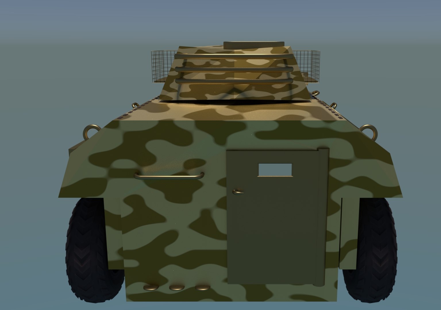 3D Golden Amv Armored Mortar - TurboSquid 1205058