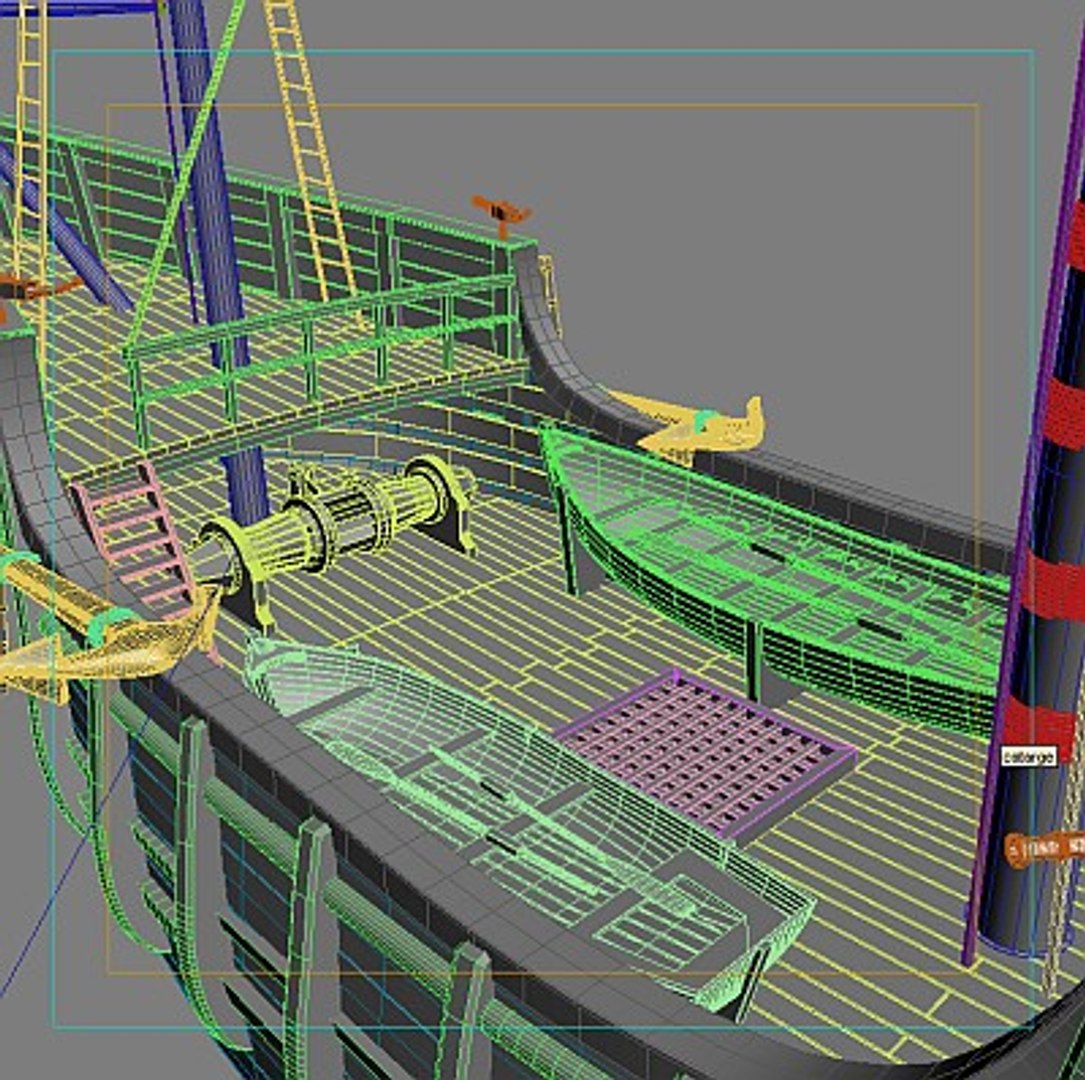 3d Model Ship Santa Vessels