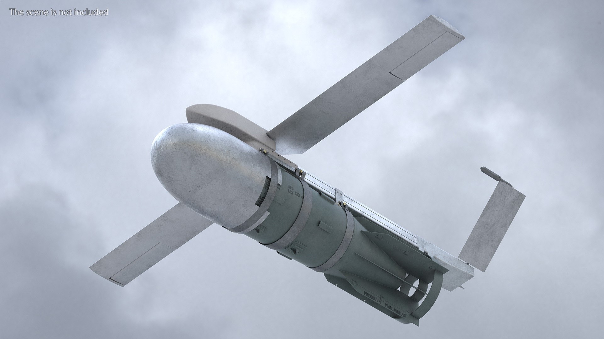 Russian FAB 3000 Air Bomb With UMPK Model - TurboSquid 2220836