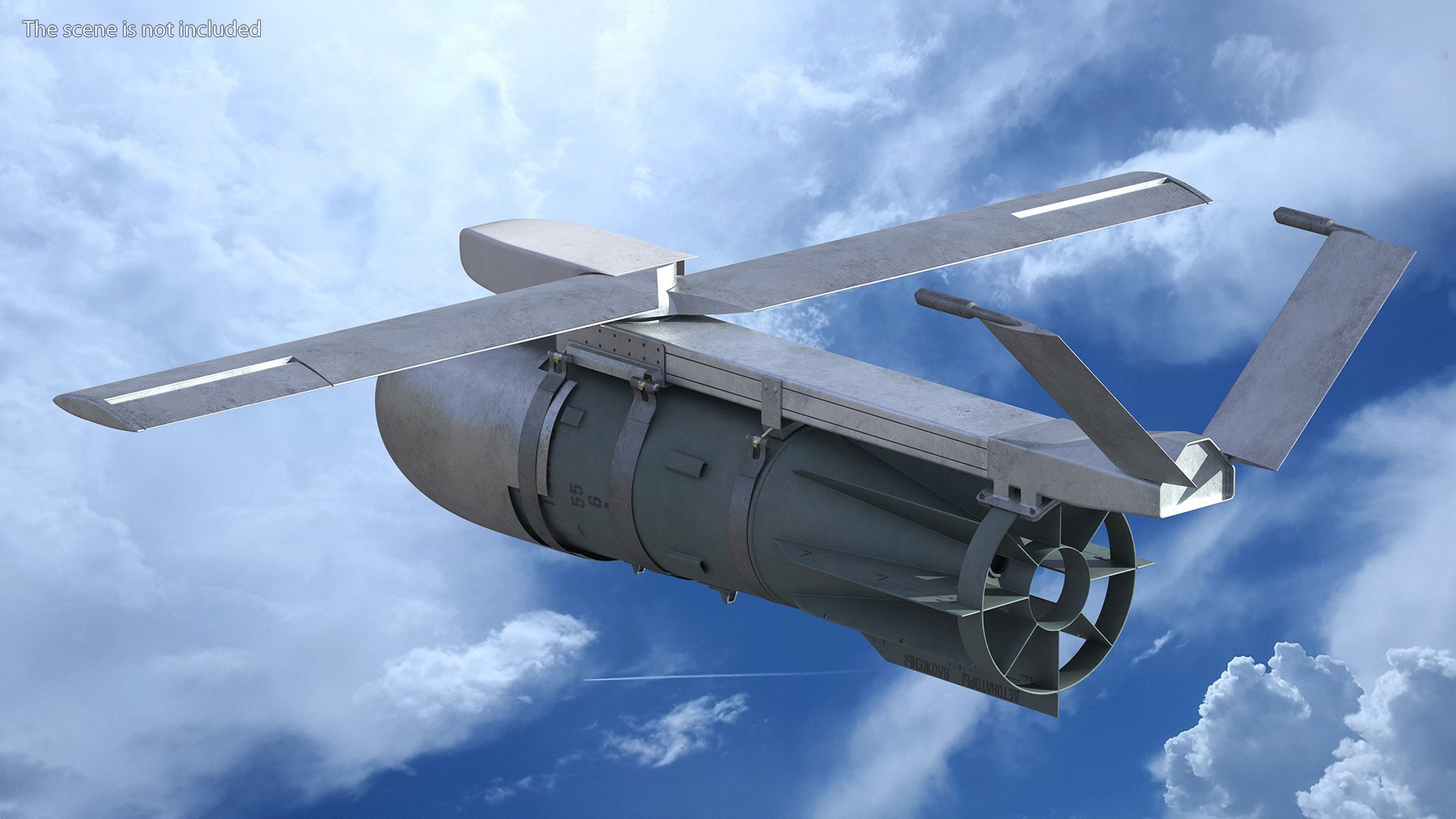 Russian FAB 3000 Air Bomb With UMPK Model - TurboSquid 2220836