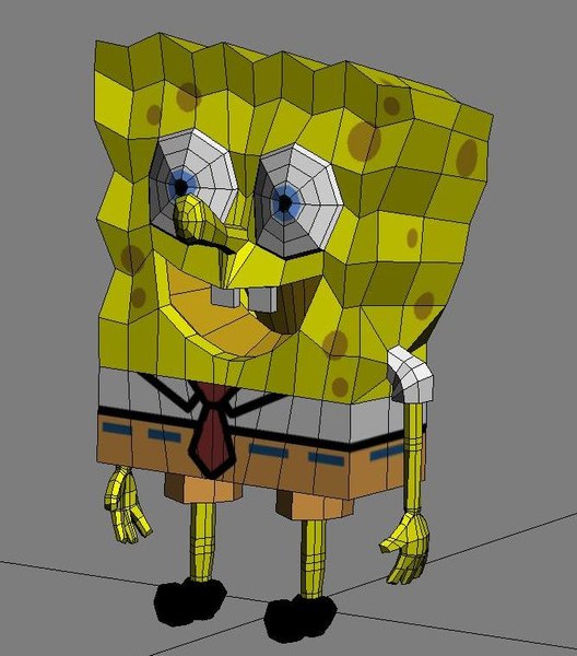 free spongebob 3d model