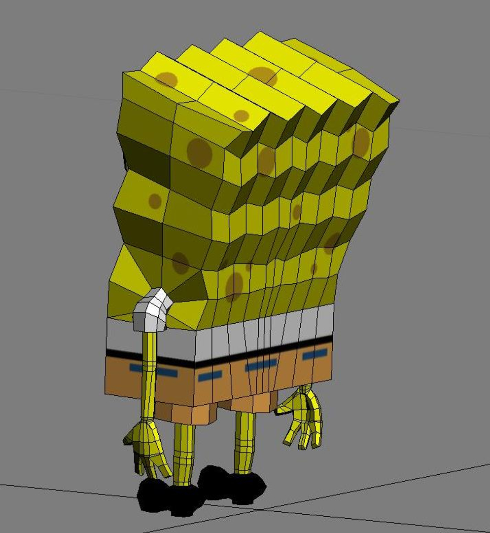 free spongebob 3d model