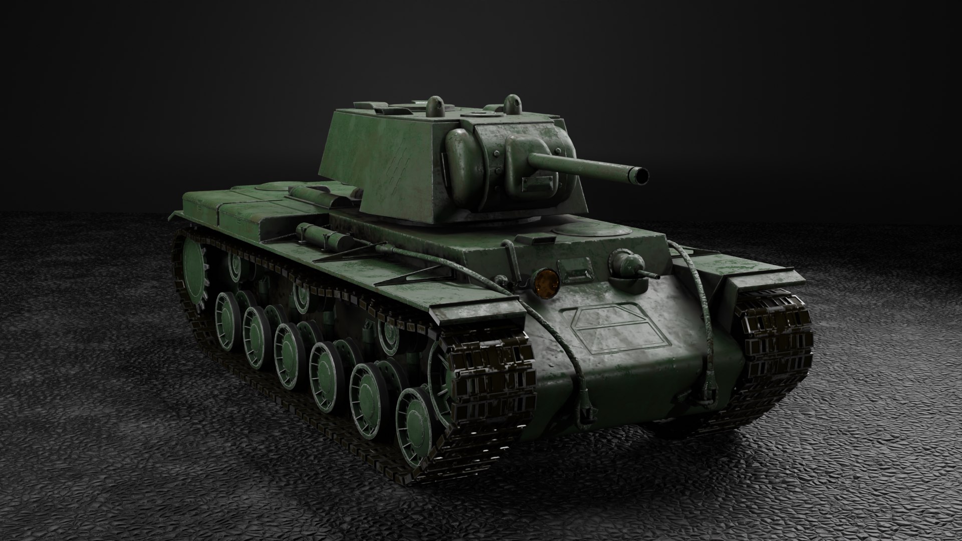 Soviet Tank KV 1 3D Model - TurboSquid 2217957