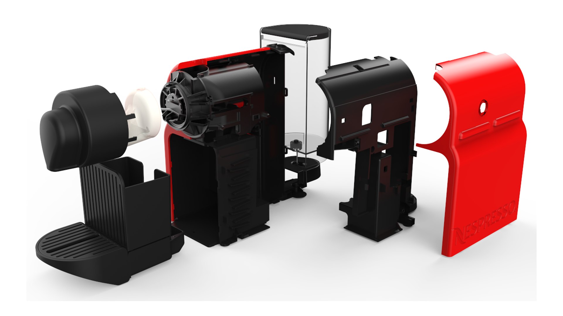 Nespresso Inissia Full Interior 3D model - TurboSquid 1779539