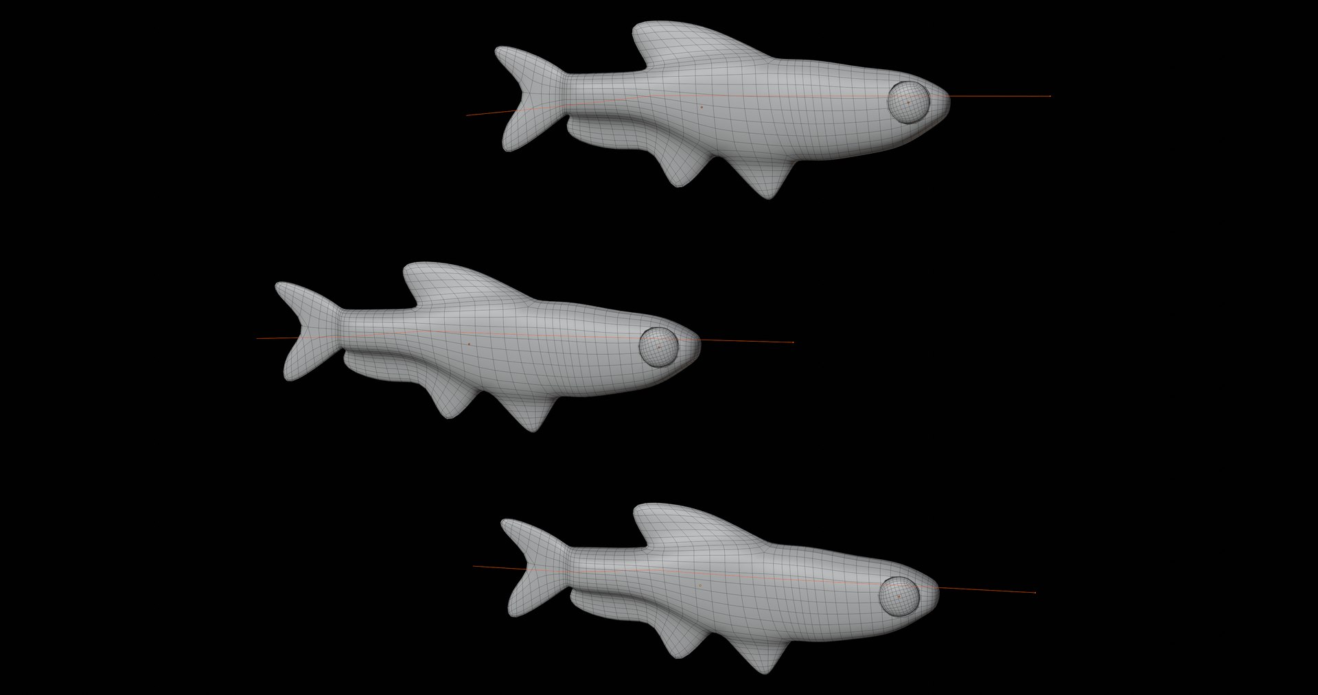 3D Animated And Textured And Fully Rigged Tetra Fish - TurboSquid 2108639