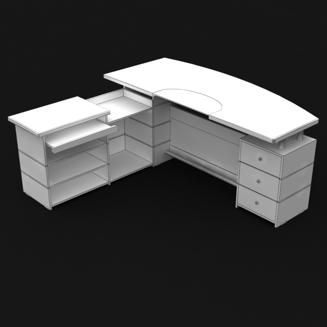 3d Executive Desk