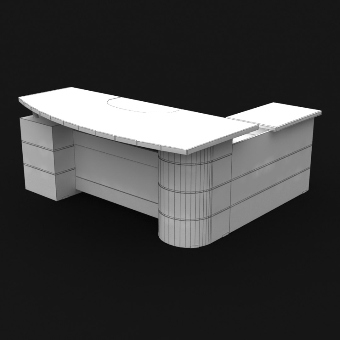3d Executive Desk