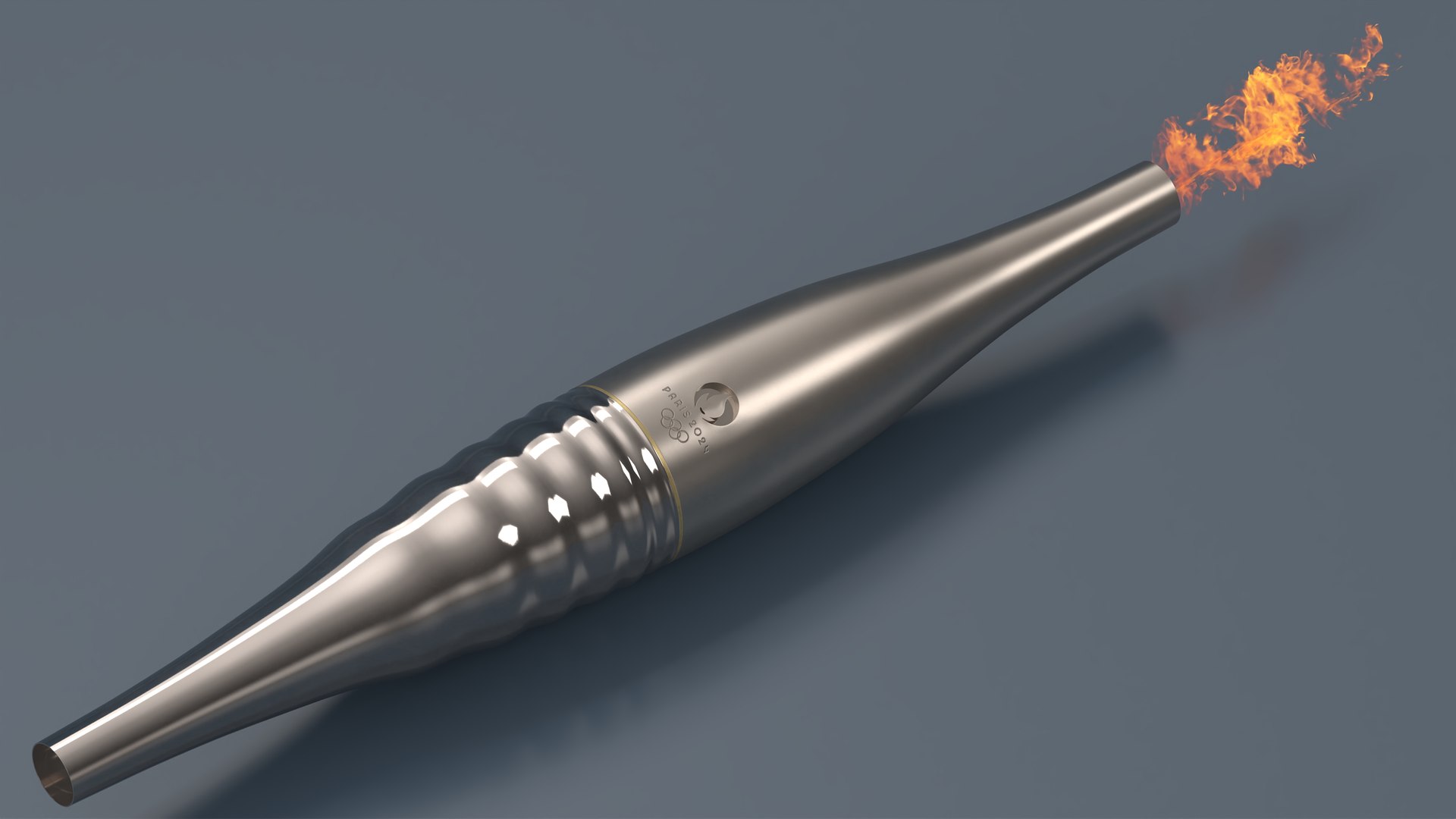 Olympic Torch 2024 3D - TurboSquid 2276742