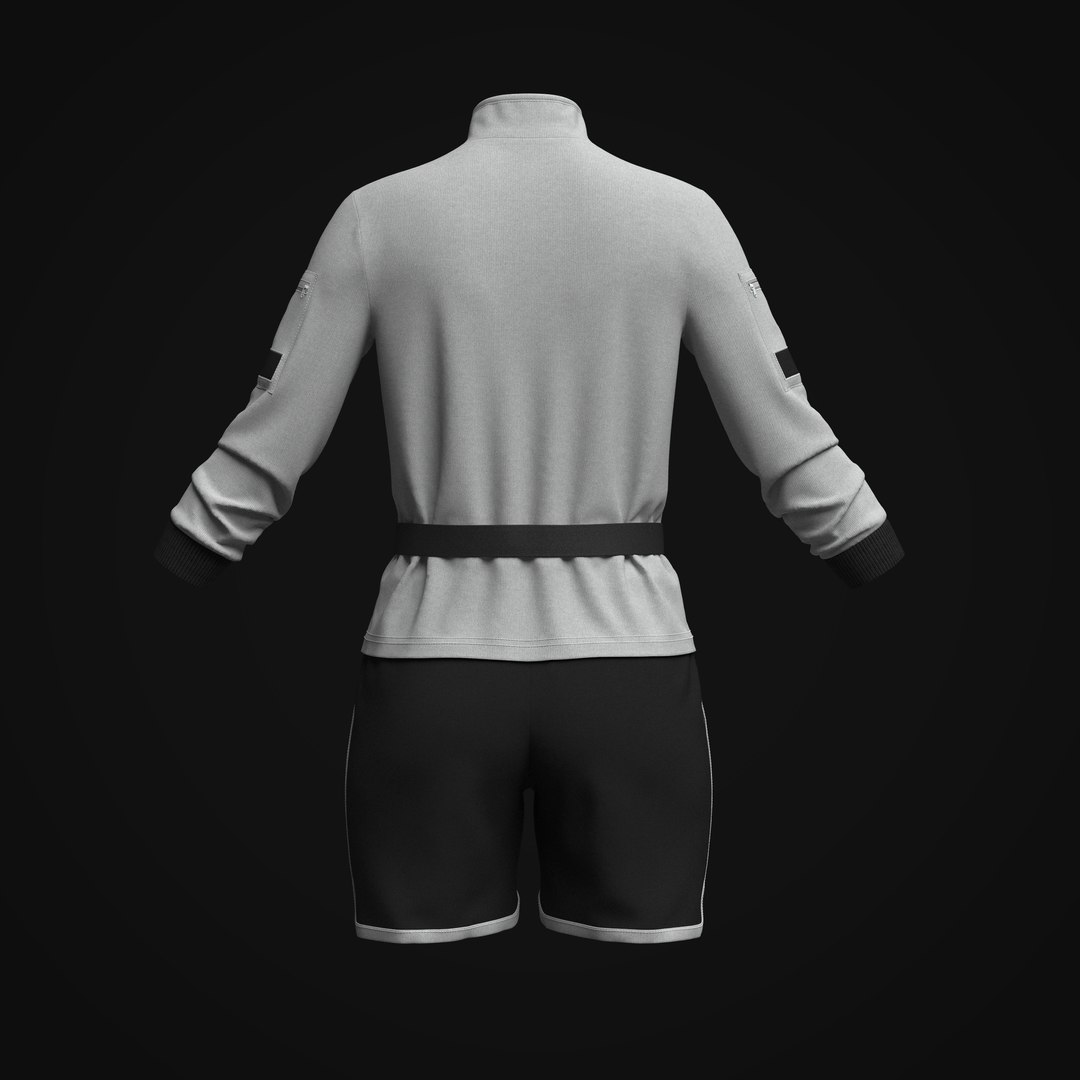 Women Jacket And Shots 3D Model 3D Model - TurboSquid 2252377