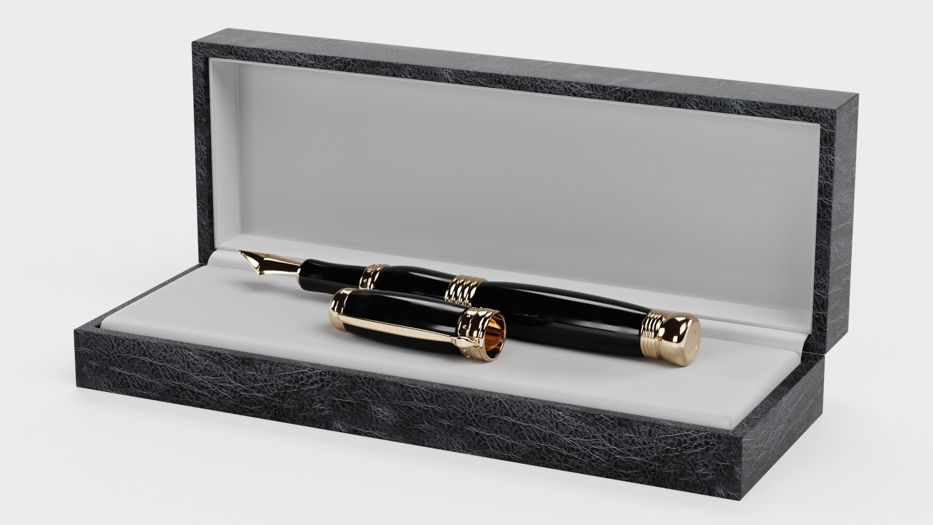Luxury Pen In Box 01 3D Model - TurboSquid 2211128