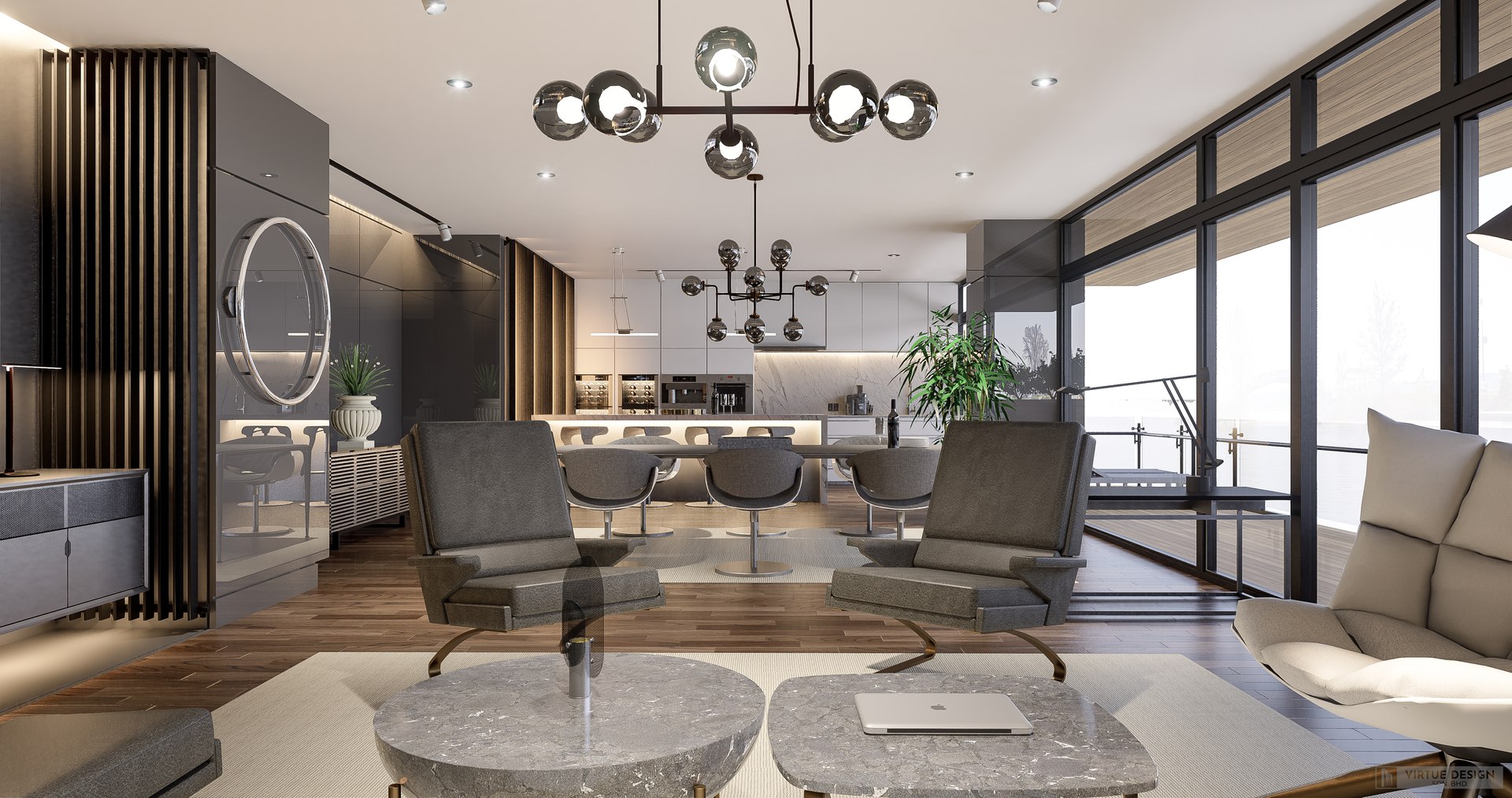 3D Model Modern Living - D1 - TurboSquid 1758550