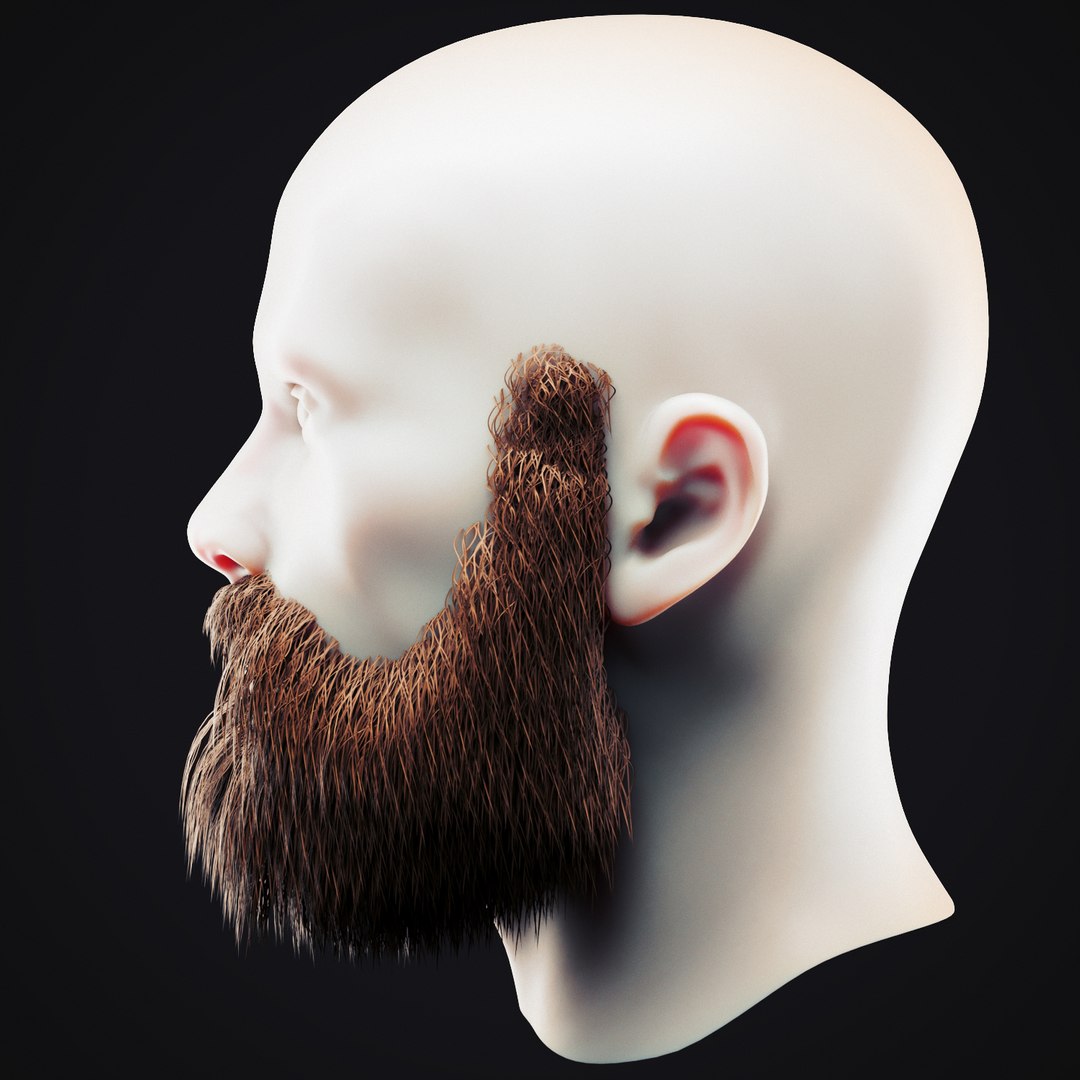 Beard 9 3D Model - TurboSquid 1489663