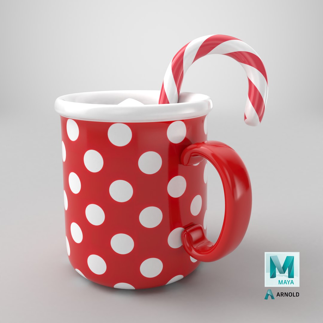 Mug Hot Chocolate Stylized 3D 3D Model - TurboSquid 2202403