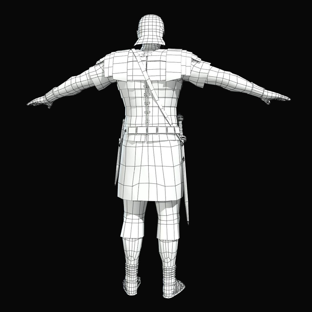 3d Roman Soldier