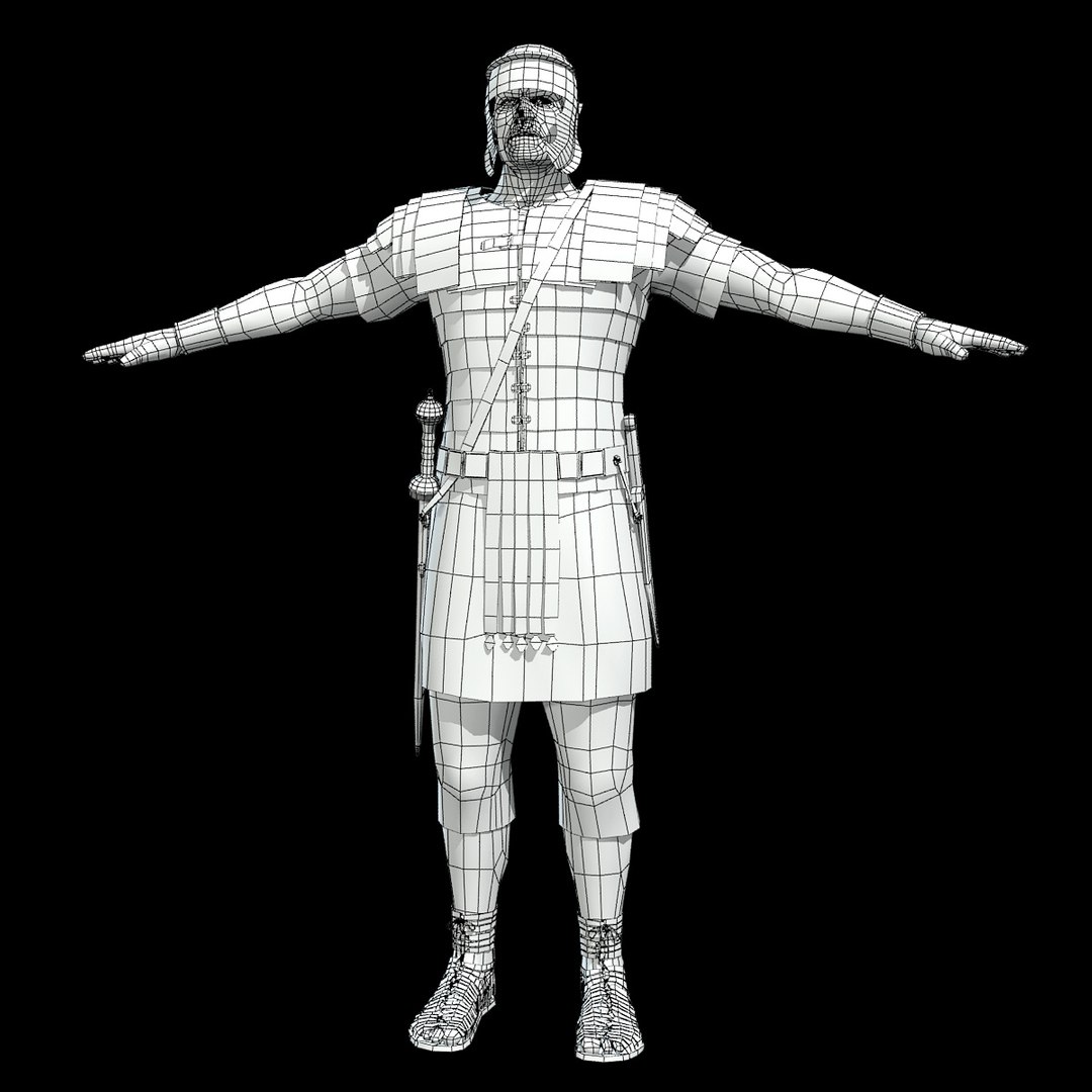 3d Roman Soldier
