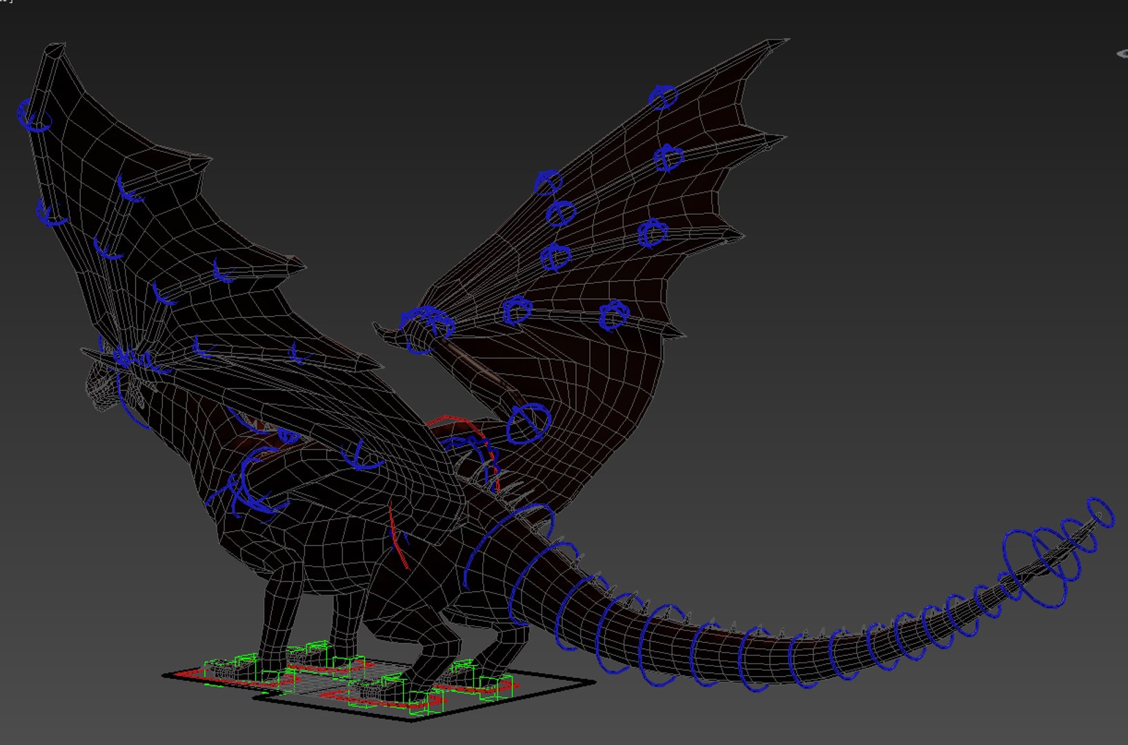 3d Max Dragon Animations