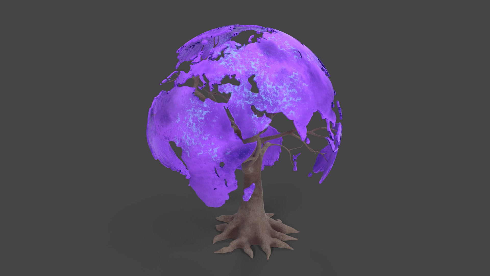 Tree Globe 3D Model - TurboSquid 1666518