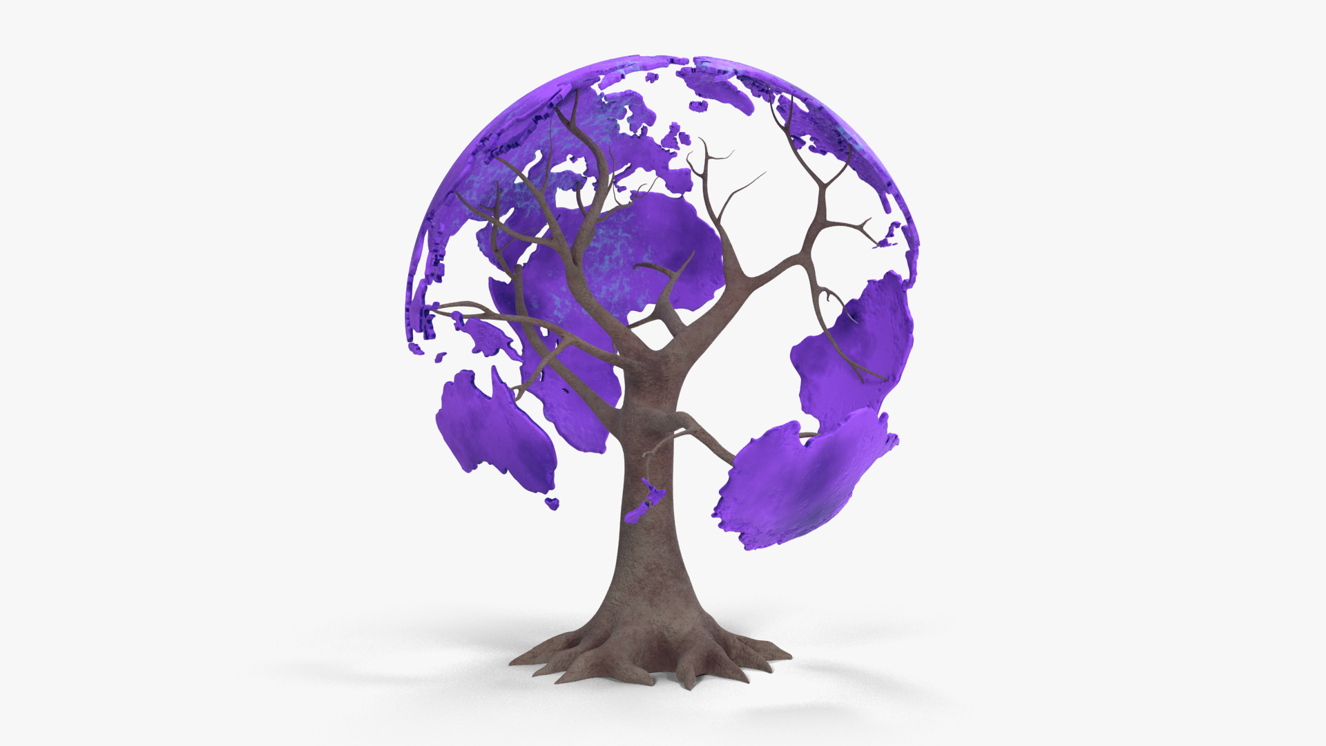 Tree Globe 3D Model - TurboSquid 1666518