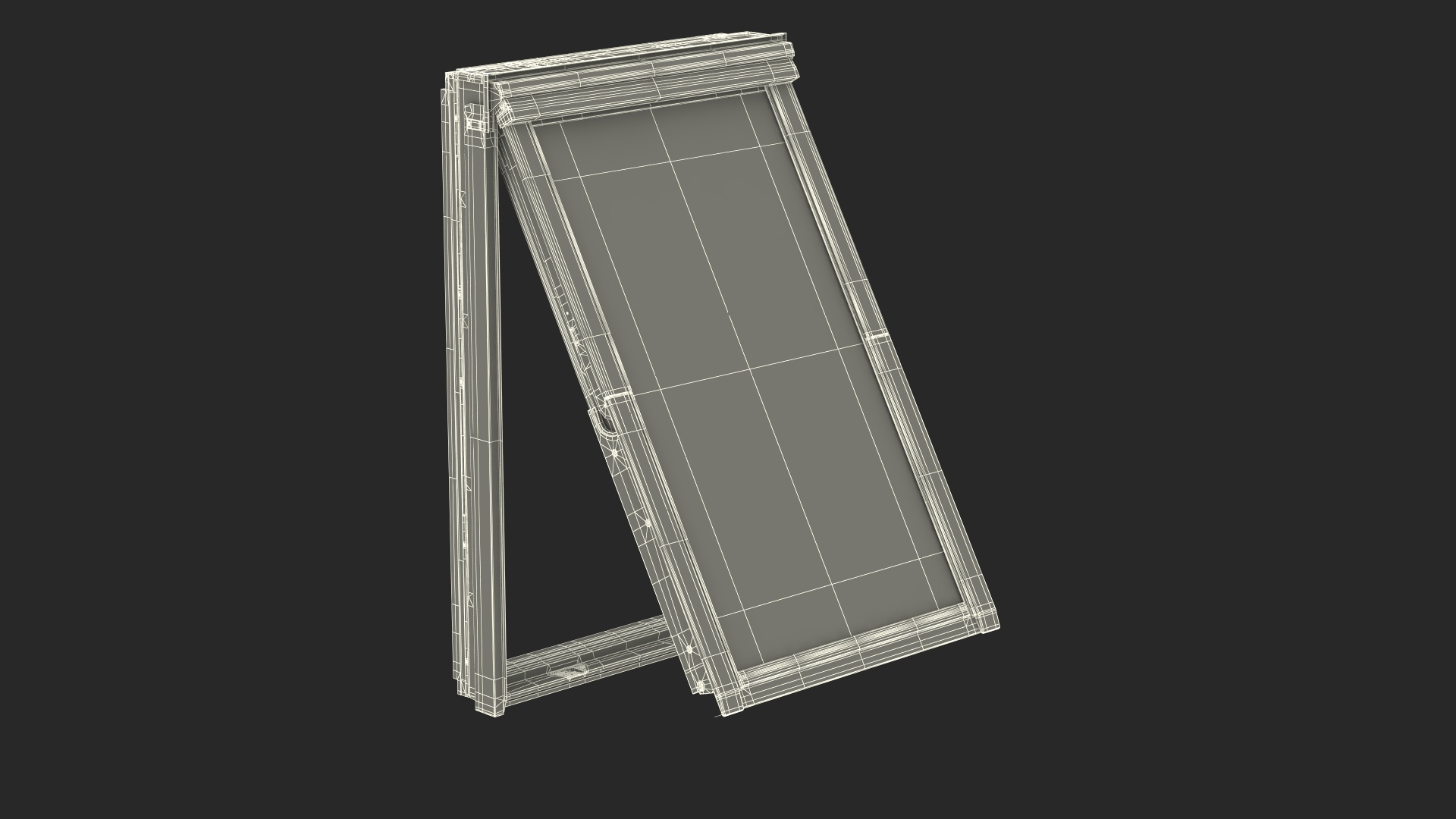 3D Roof Window 118 X 188 Cm Rigged - TurboSquid 2262671