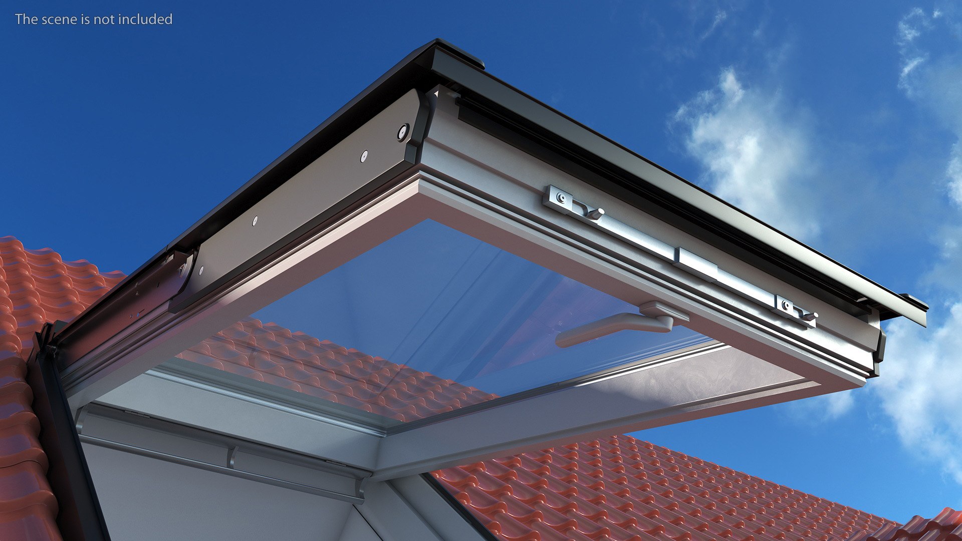 3D Roof Window 118 X 188 Cm Rigged - TurboSquid 2262671