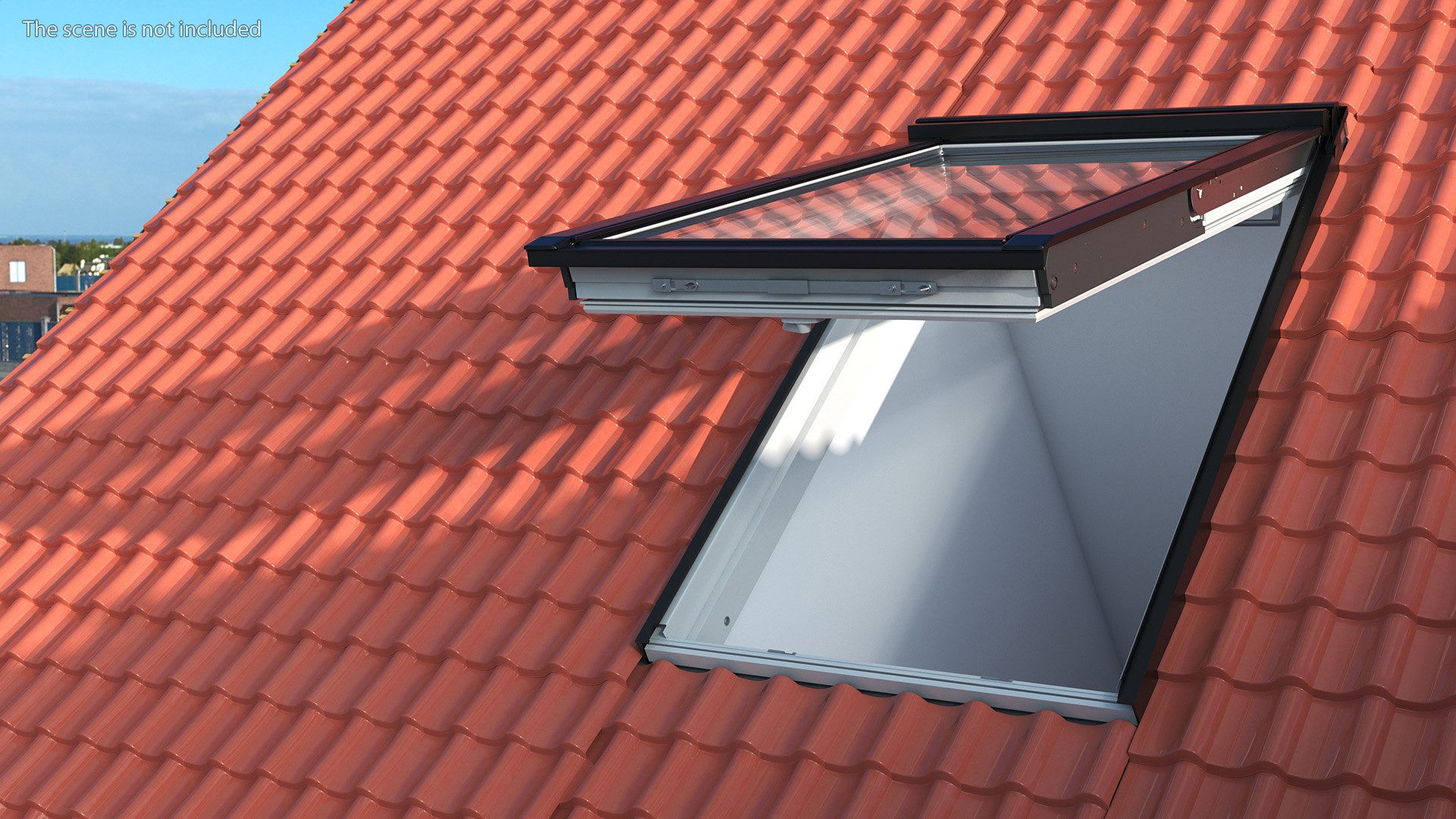 3D Roof Window 118 X 188 Cm Rigged - TurboSquid 2262671
