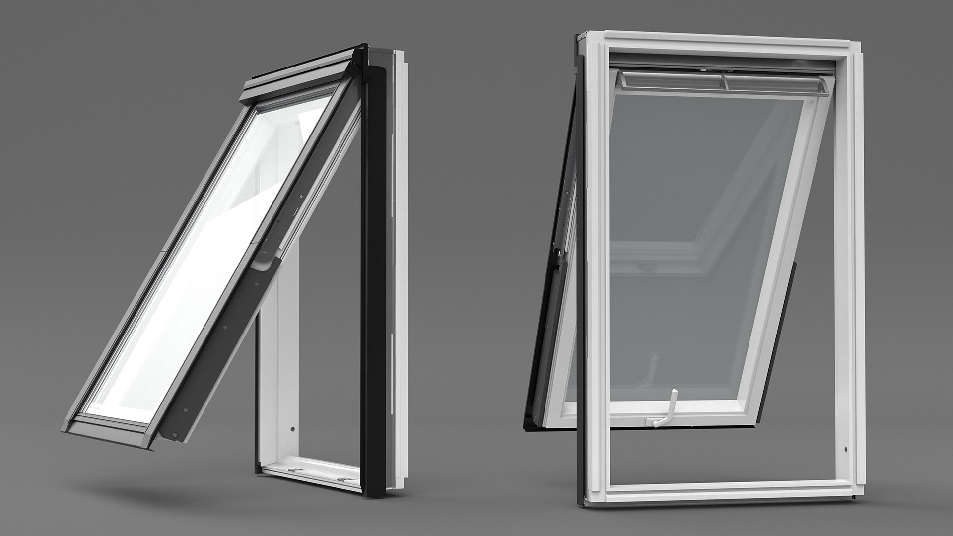 3D Roof Window 118 X 188 Cm Rigged - TurboSquid 2262671