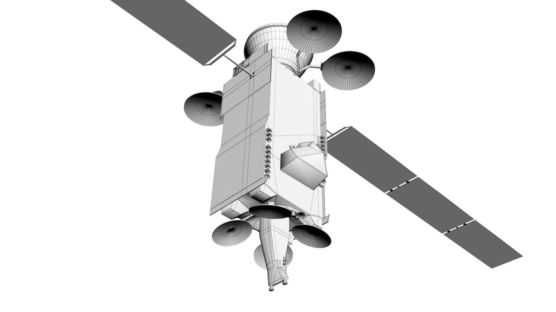 3D Satellite Amos 17 Model - TurboSquid 1451357