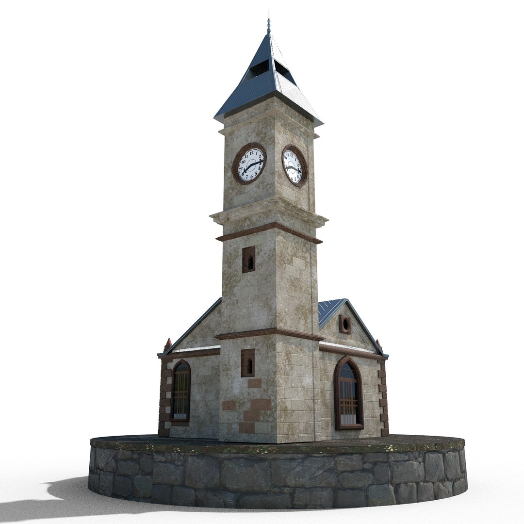 3D Model Clock Tower Kayseri - TurboSquid 1630042