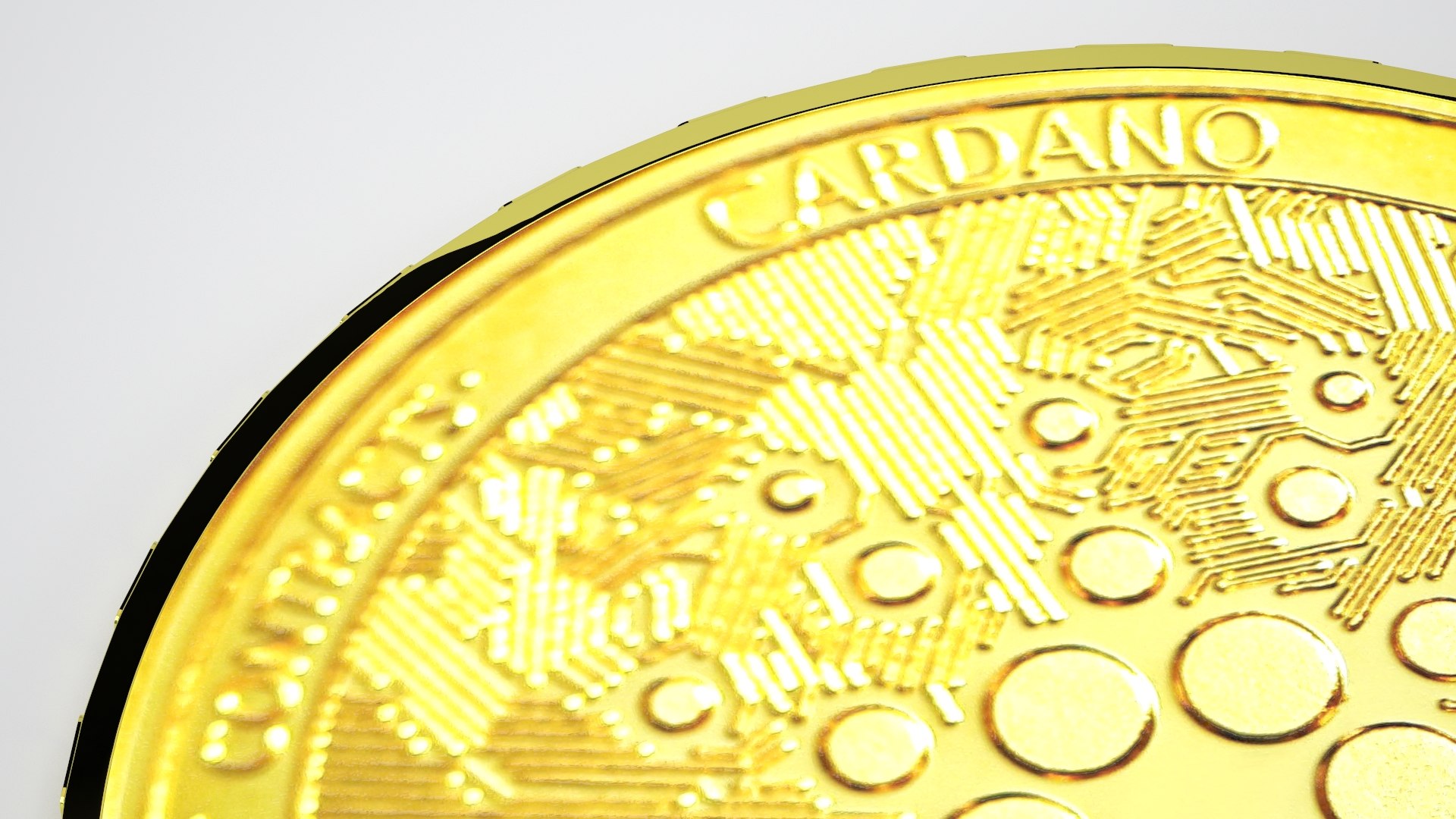 3D Cardano Gold Coin - TurboSquid 2384998