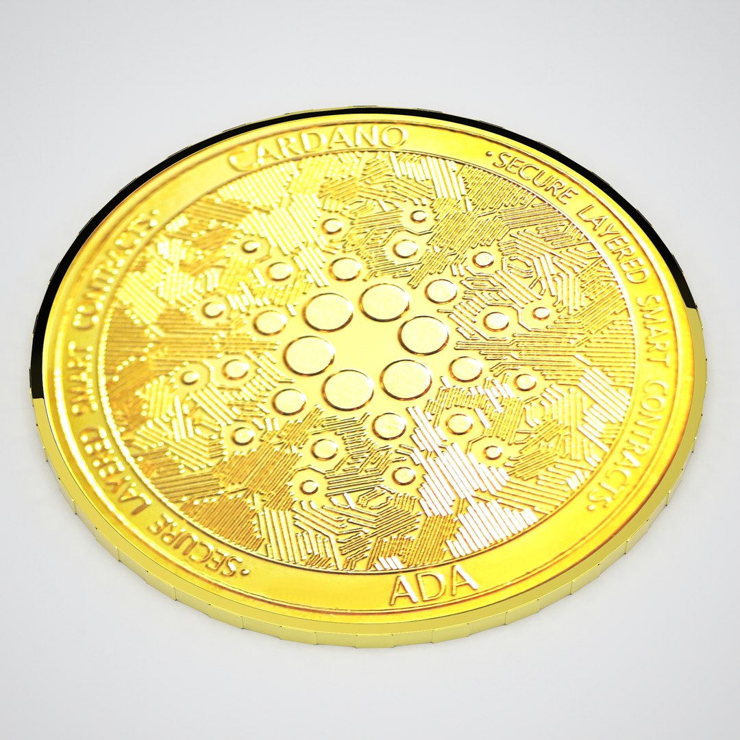 3D Cardano Gold Coin - TurboSquid 2384998