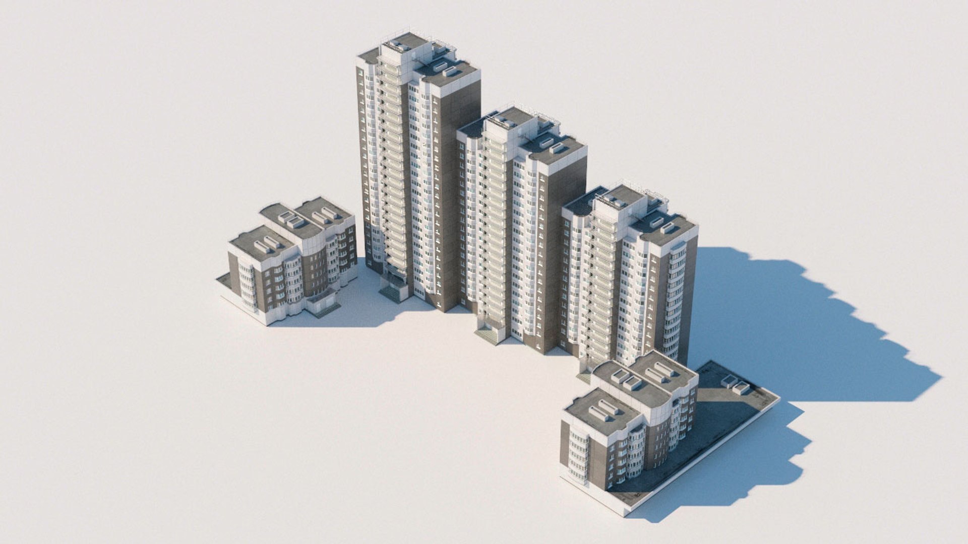 3D Model Moscow Architectural - TurboSquid 1306461