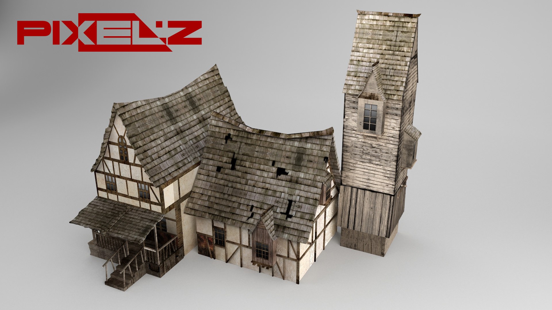 haunted house 3d model