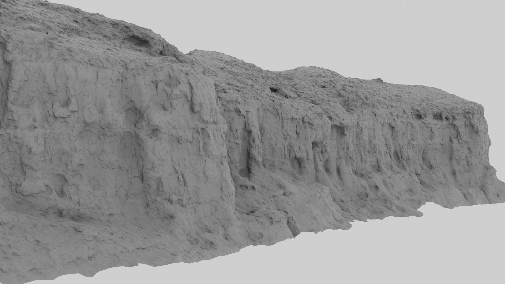 3D Model Riverbed Canyon Cliff Scan 06 - TurboSquid 2052352
