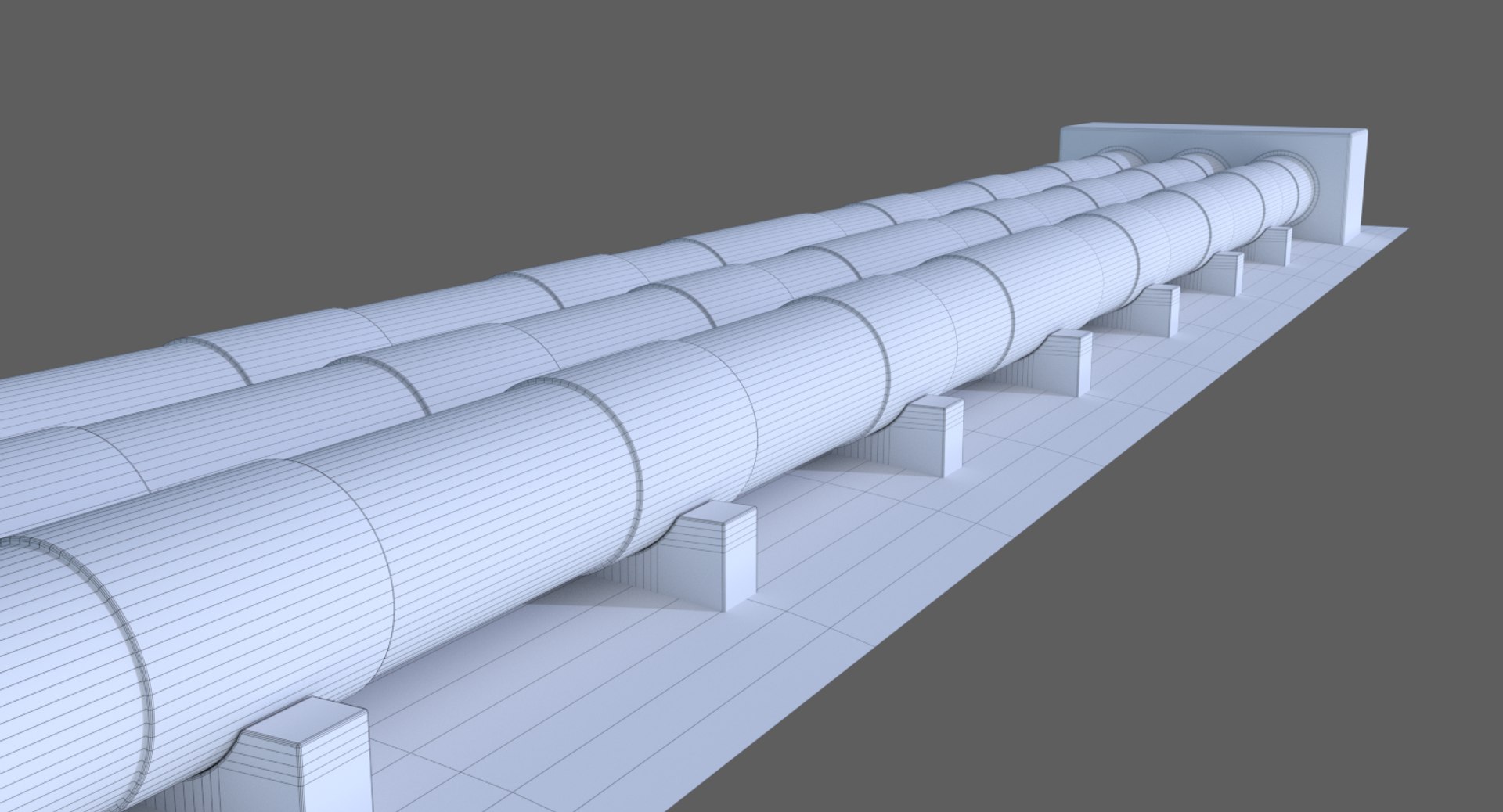 Water pipeline 1 3D model - TurboSquid 1163281