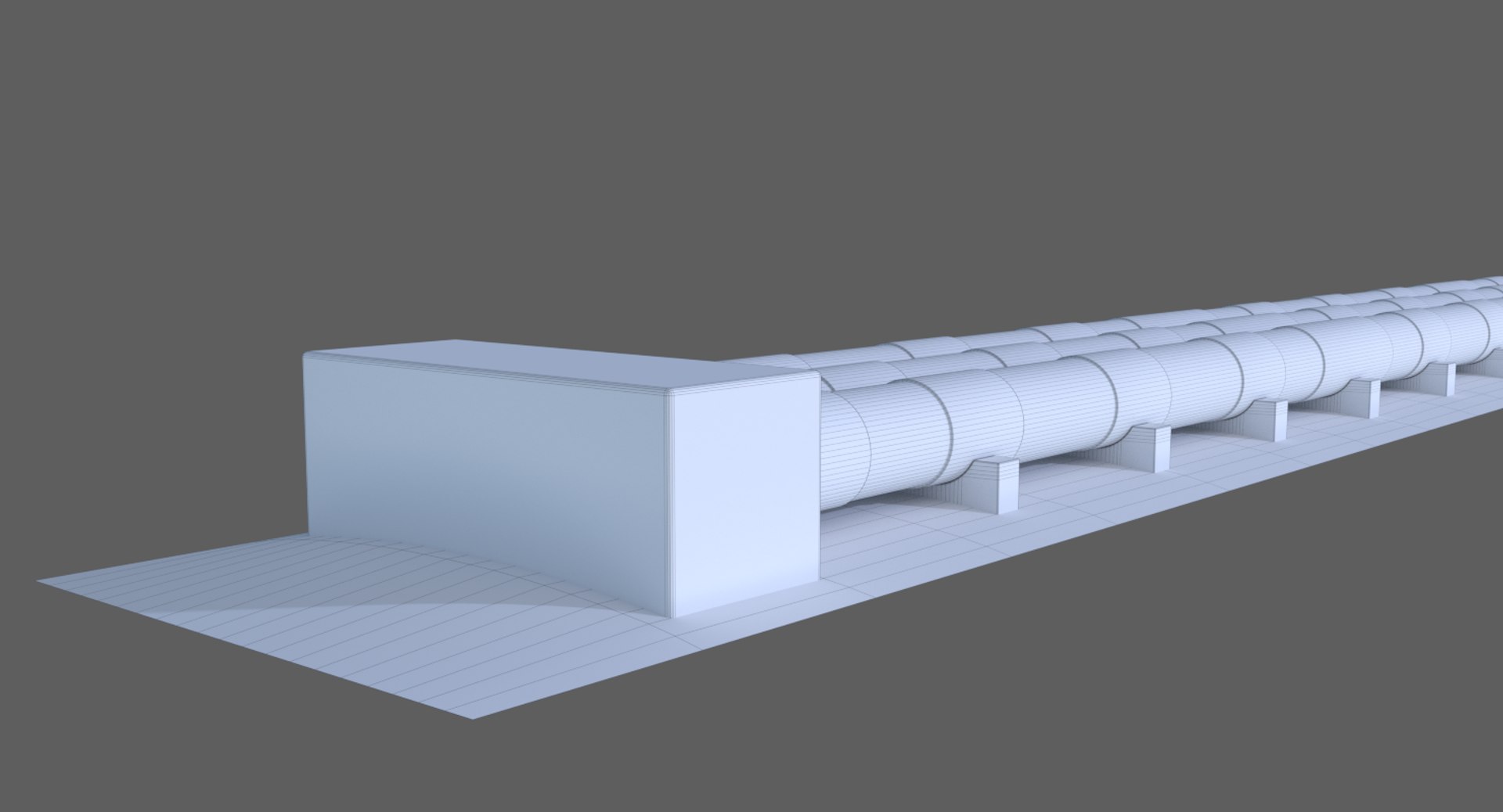 Water pipeline 1 3D model - TurboSquid 1163281