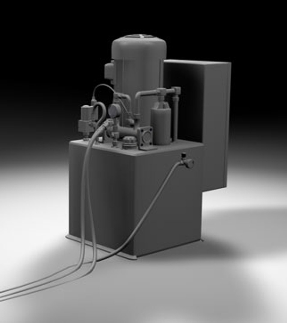3d Model Power Compressor