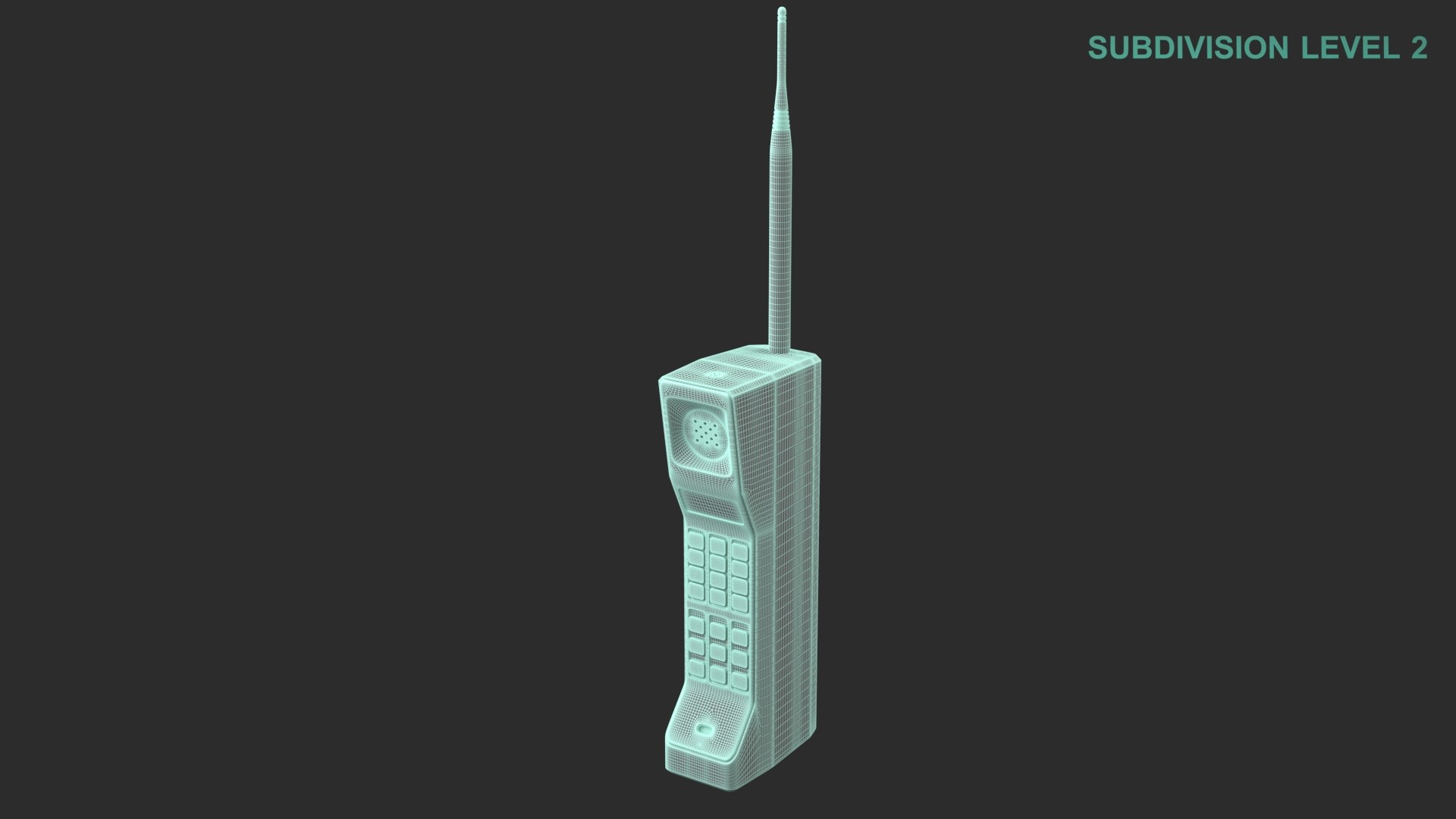 Brick Phone Model - TurboSquid 1924242