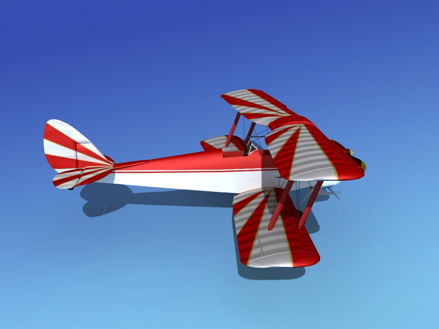3d Model Tiger Moth Dehavilland
