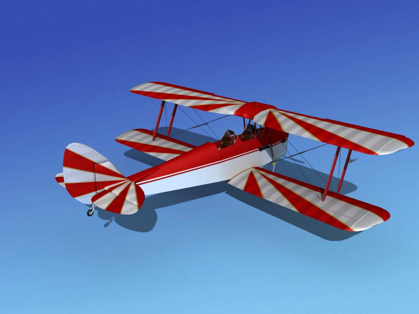 3d Model Tiger Moth Dehavilland