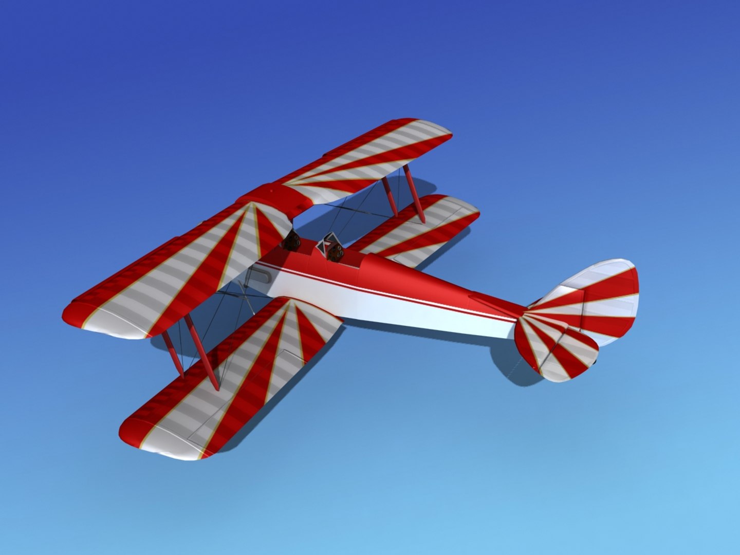 3d Model Tiger Moth Dehavilland