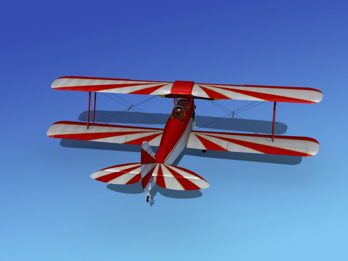 3d Model Tiger Moth Dehavilland