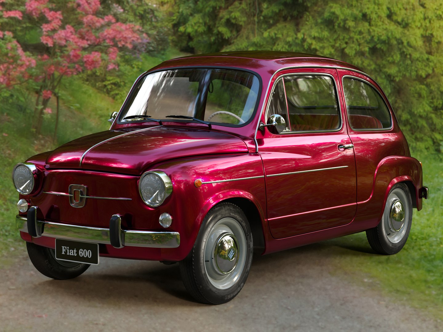 3D Model Fiat 600 - TurboSquid 1681303