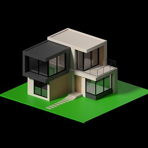 3D House Isometric Models - Browse & Download Formats - TurboSquid