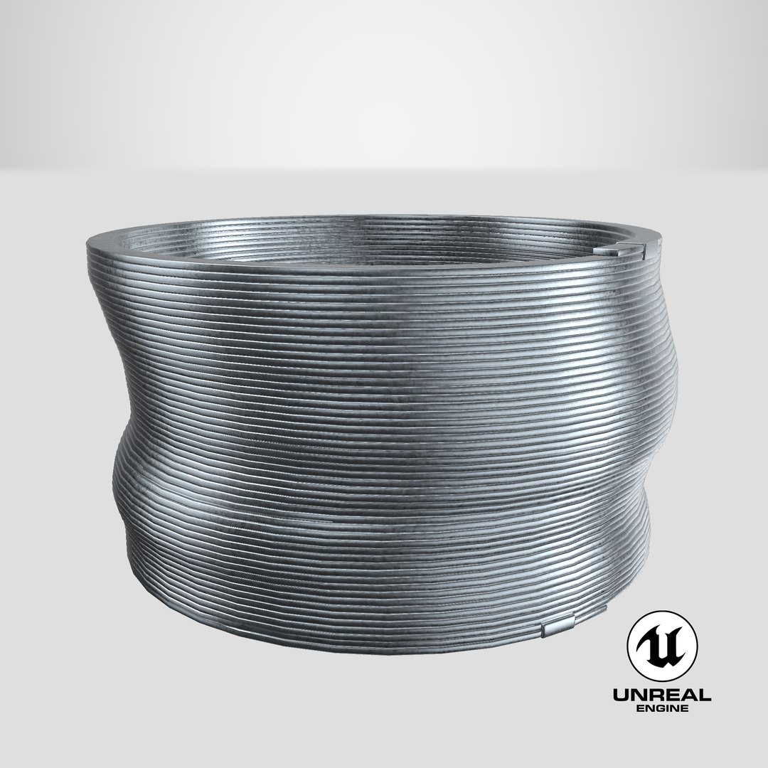 Metal Slinky 02 C4d