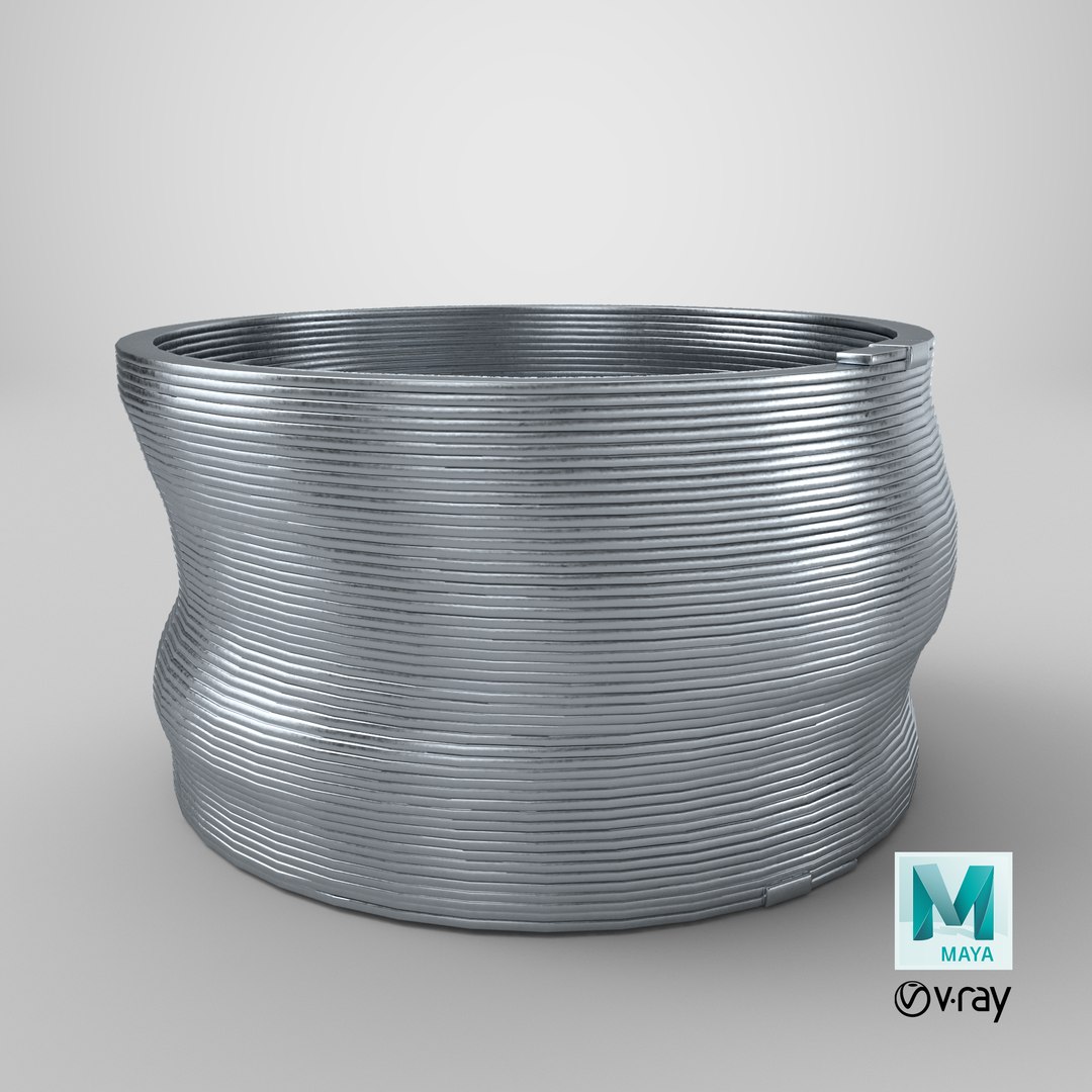 Metal Slinky 02 C4d