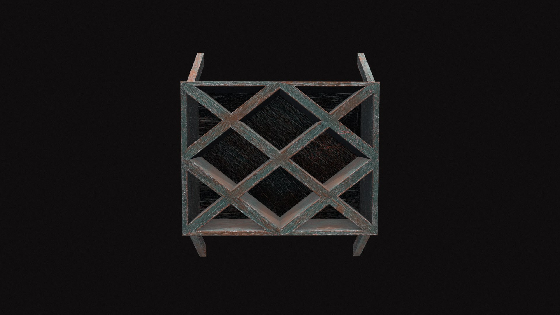 3D Medieval Scroll Shelf - TurboSquid 2322793