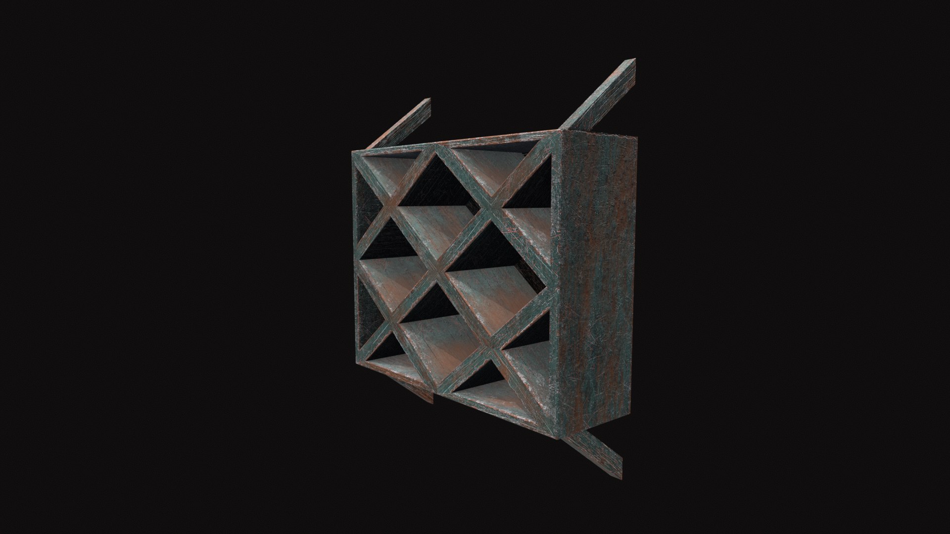 3D Medieval Scroll Shelf - TurboSquid 2322793