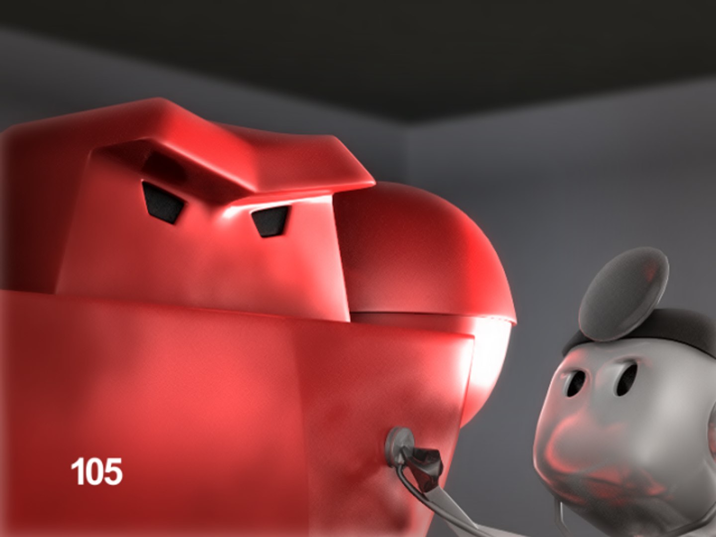 3d lwo animation robot doctor rig