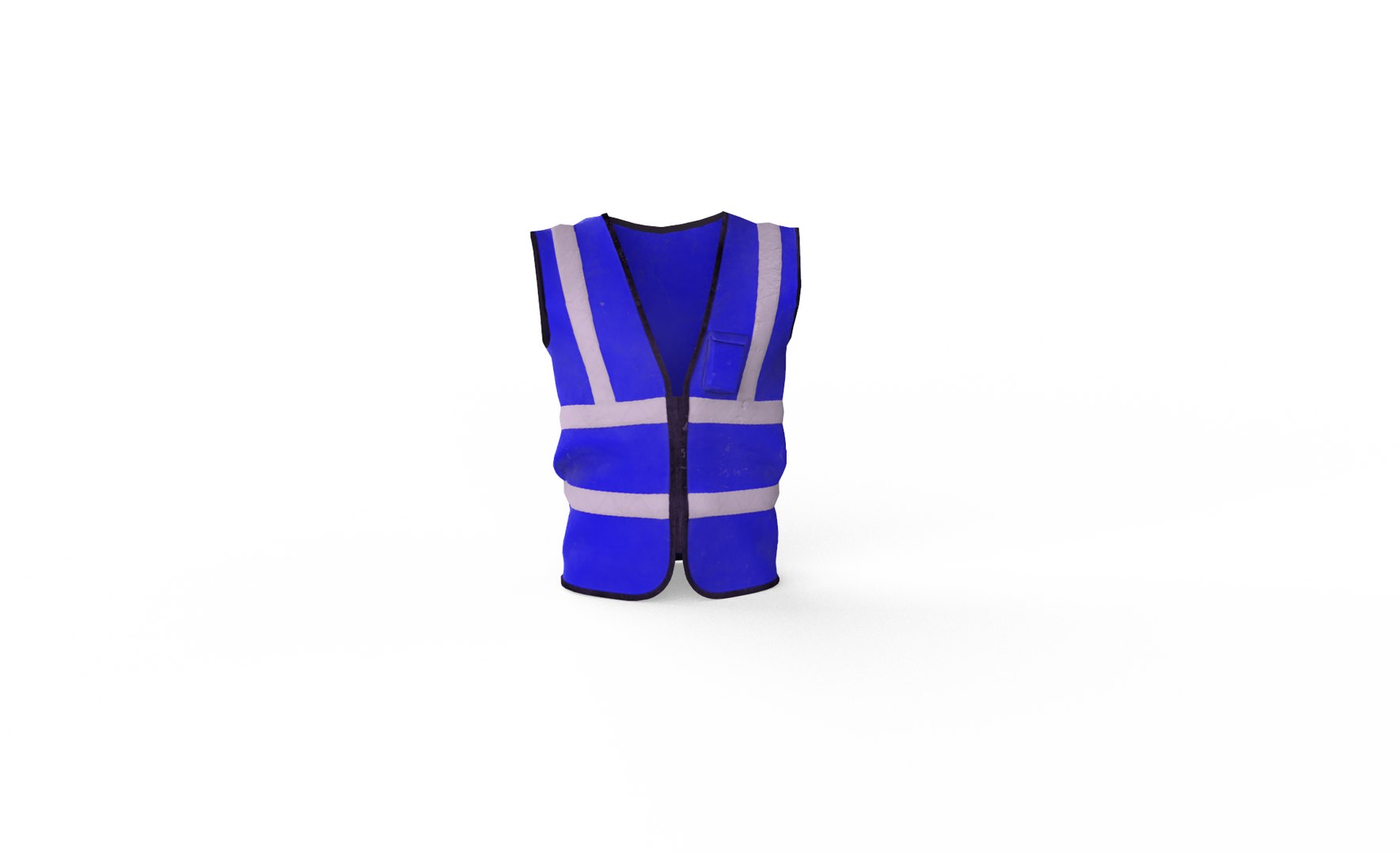 3D Realistic Worker Vest 003 Model - TurboSquid 2211609